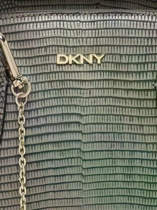 Dkny Vintage Lizard-embossed Leather Tote Bag