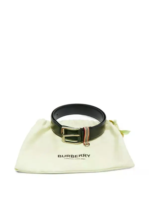 Burberry Buckle Leather Belt