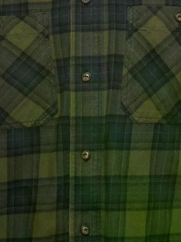 Off-White Tartan Cotton Shirt
