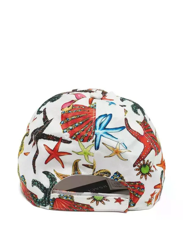 Versace Trésor De La Mer Printed Cap