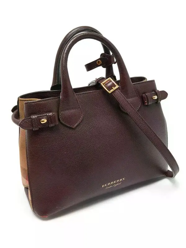 Burberry Banner Leather Tote