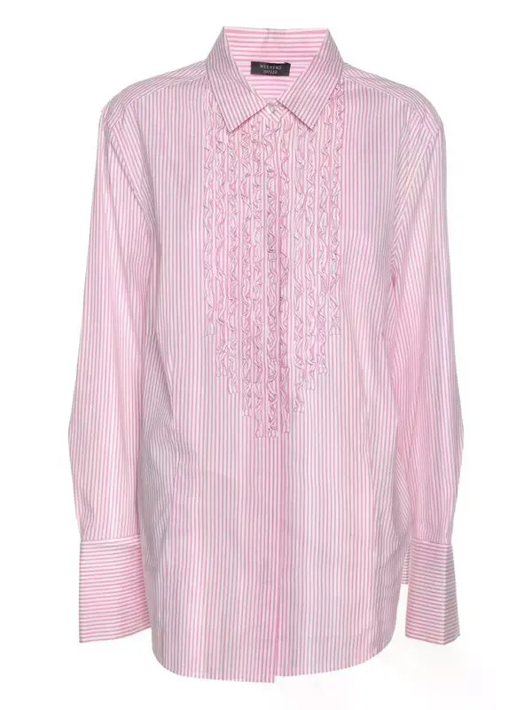 BASLER Stripe-pattern Long-sleeve Shirt