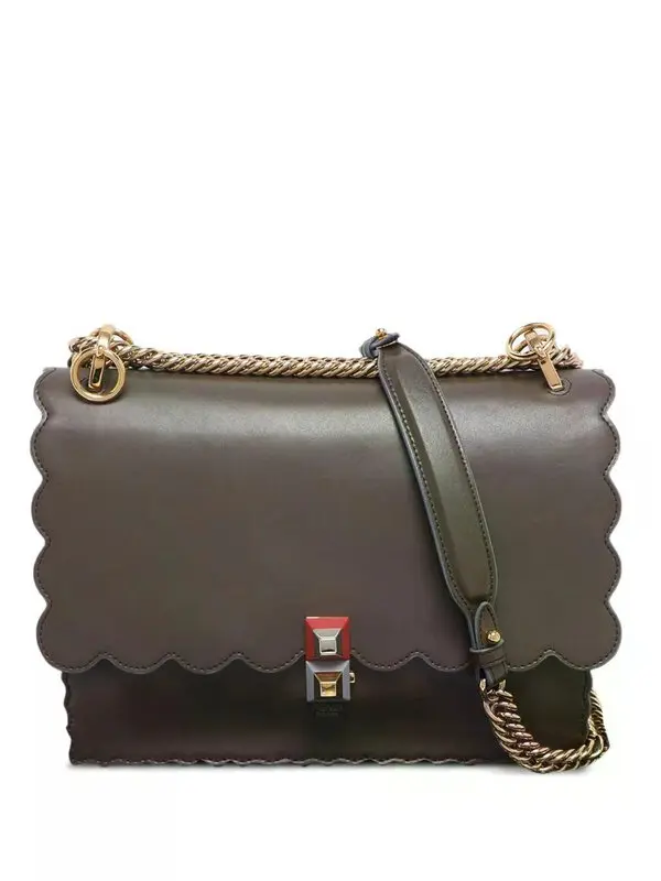 Fendi Kan I Scalloped Crossbody Bag