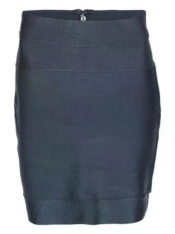 Herve Leger Knitted Mini Skirt