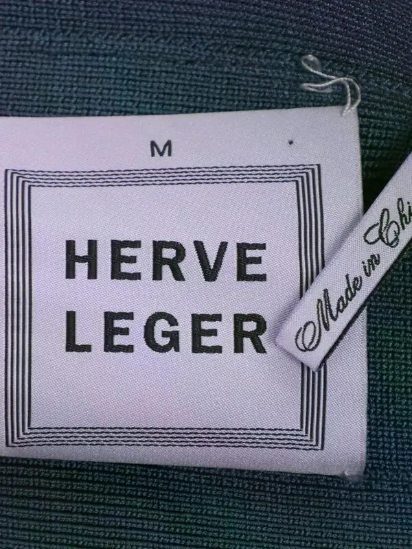 Herve Leger Knitted Mini Skirt