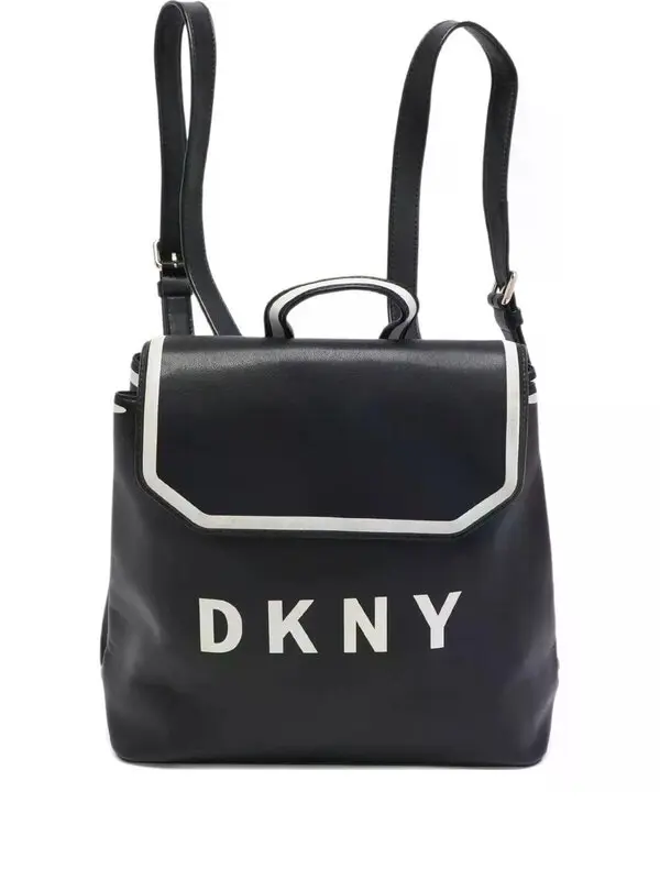 Dkny Jade Leather Logo Backpack