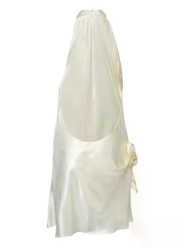 Arcina Ori Satin Halterneck Dress