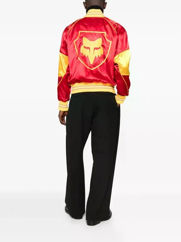 KIKO KOSTADINOV X Fox Lab Contrast Bomber Jacket - Red
