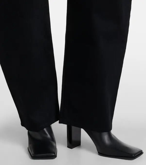 Alaïa 90 Leather Chelsea Boots