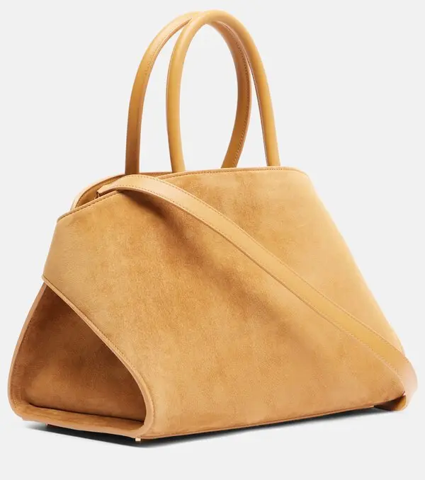 FERRAGAMO Hug Medium Suede Tote Bag