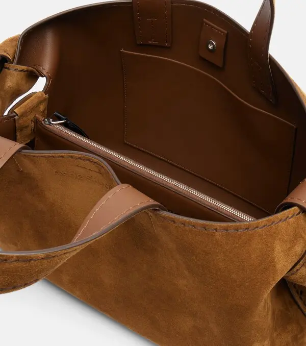 Acne Studios Musubi Suede Tote Bag - Brown