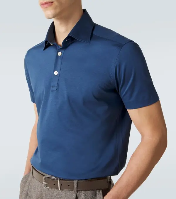 Kiton Cotton Polo Shirt