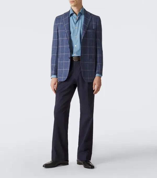 Kiton Leather Penny Loafers