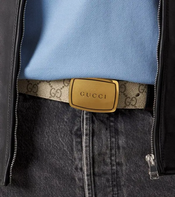 Gucci Gg Supreme Canvas Belt