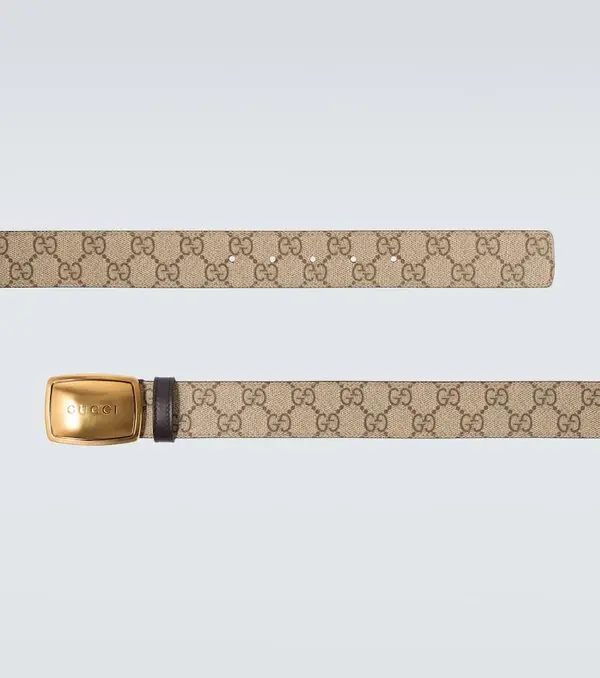 Gucci Gg Supreme Canvas Belt