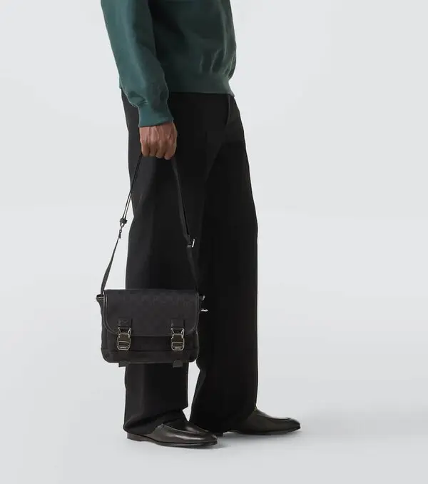 Gucci Gg Fabric Messenger Bag