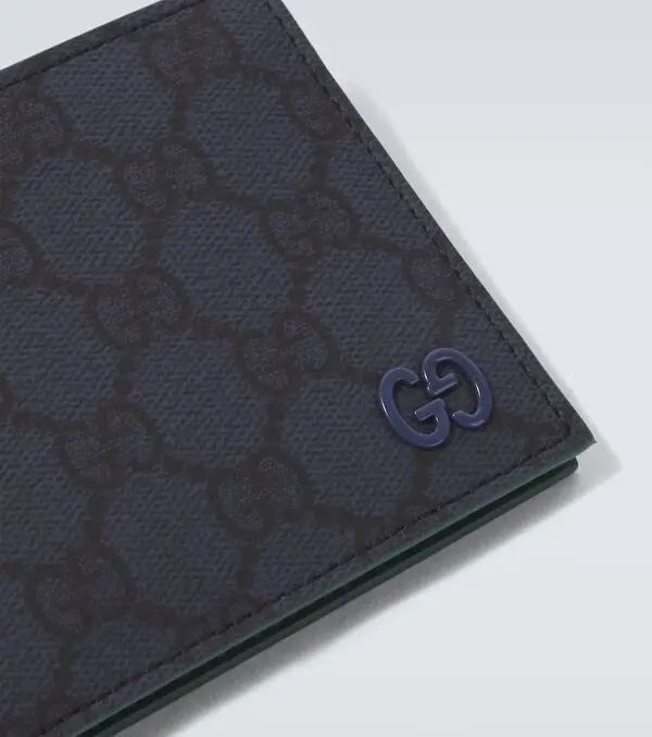 Gucci Gg Bifold Wallet - Blue