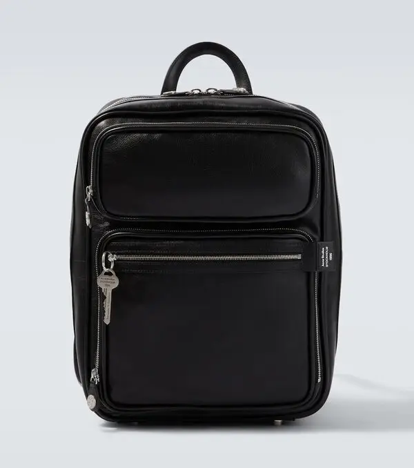 Acne Studios Leather Backpack - Black