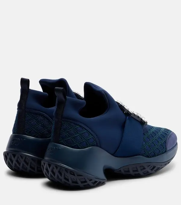 ROGER VIVIER Viv' Run Slip-on Sneakers - Blue