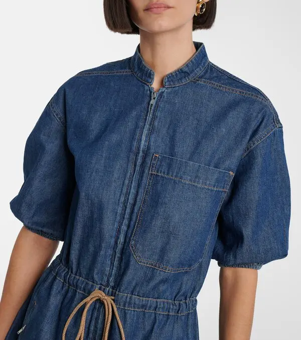 Veronica Beard Akerman Denim Minidress