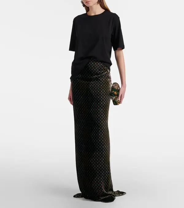 Dries Van Noten Cotton Jersey T-shirt - Black