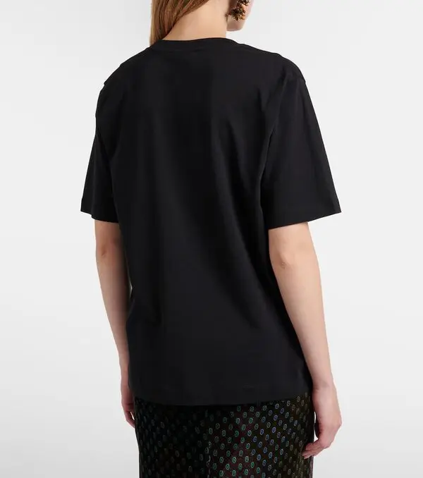 Dries Van Noten Cotton Jersey T-shirt - Black