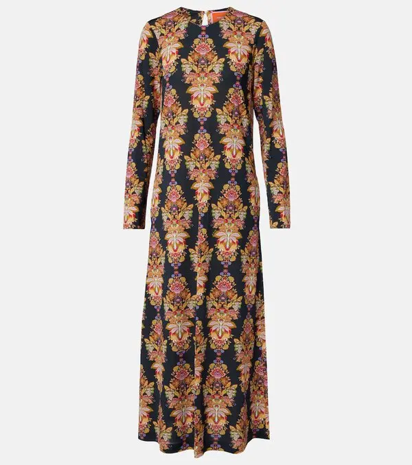 La DoubleJ Printed Jersey Maxi Dress - Multicoloured