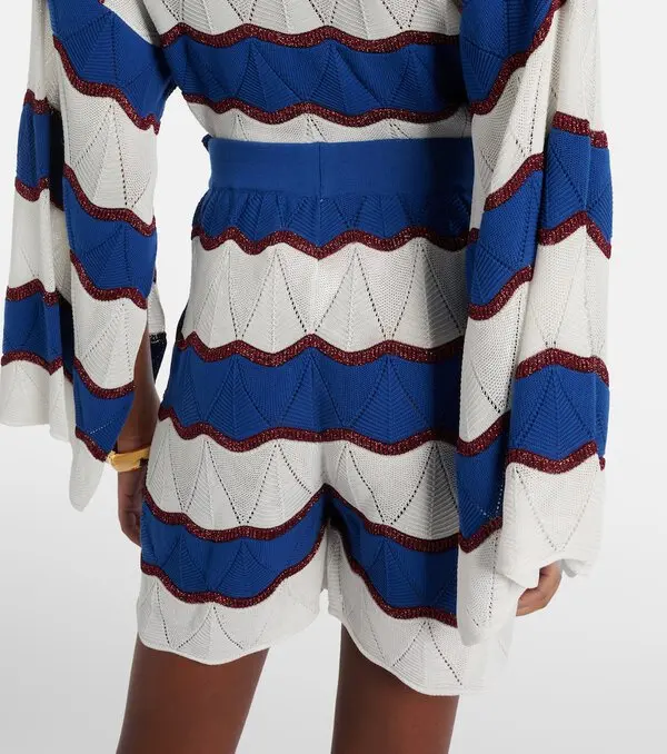 La DoubleJ Hang Ten Cotton-blend Shorts