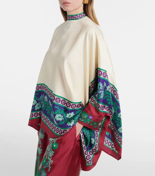 La DoubleJ Printed Silk Twill Shirt - Multicoloured