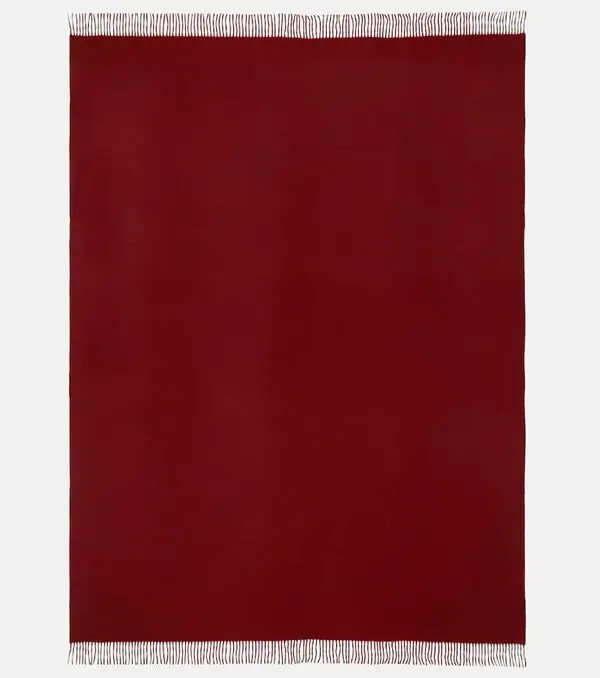 Loro Piana Unito Cashmere Blanket - Red