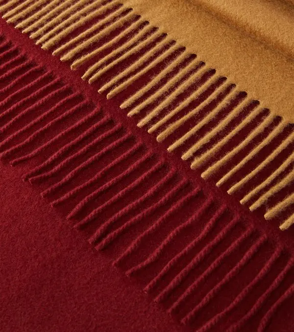 Loro Piana Unito Cashmere Blanket - Red