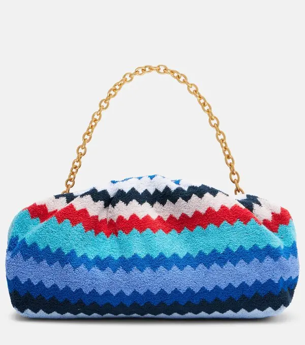 Missoni Zigzag Large Terry Clutch - Multicoloured