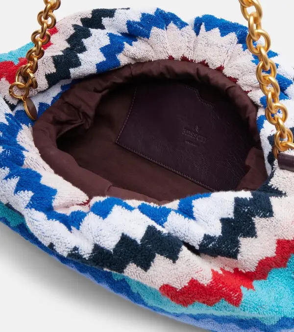 Missoni Zigzag Large Terry Clutch - Multicoloured
