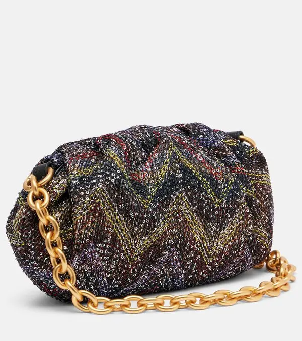 Missoni Caperdoni Small Sequined Clutch