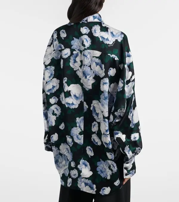 Stella McCartney Floral Satin Blouse