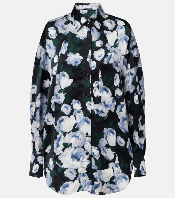 Stella McCartney Floral Satin Blouse
