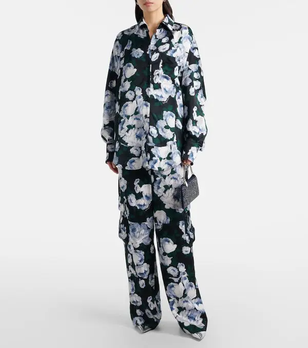 Stella McCartney Floral Satin Blouse