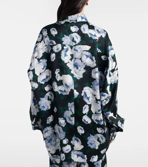 Stella McCartney Floral Satin Blouse