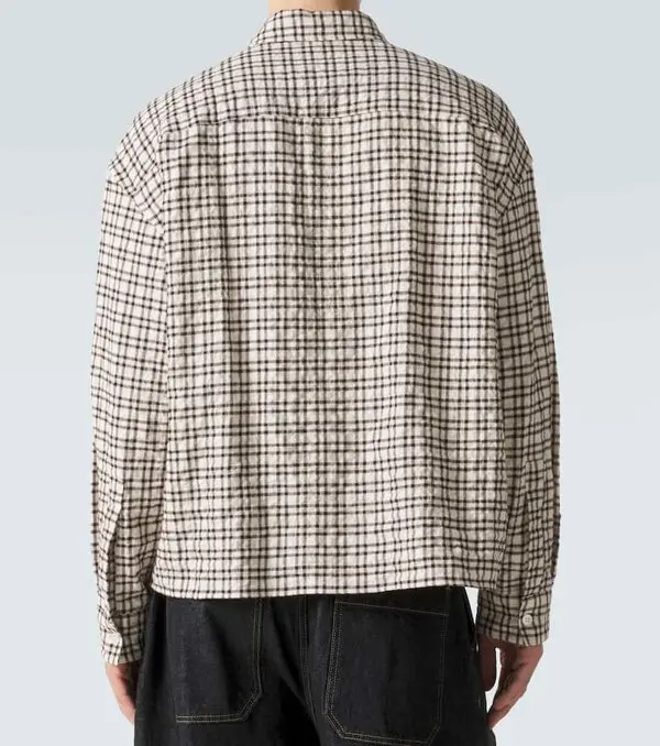 Studio Nicholson Nostra Checked Cotton Shirt