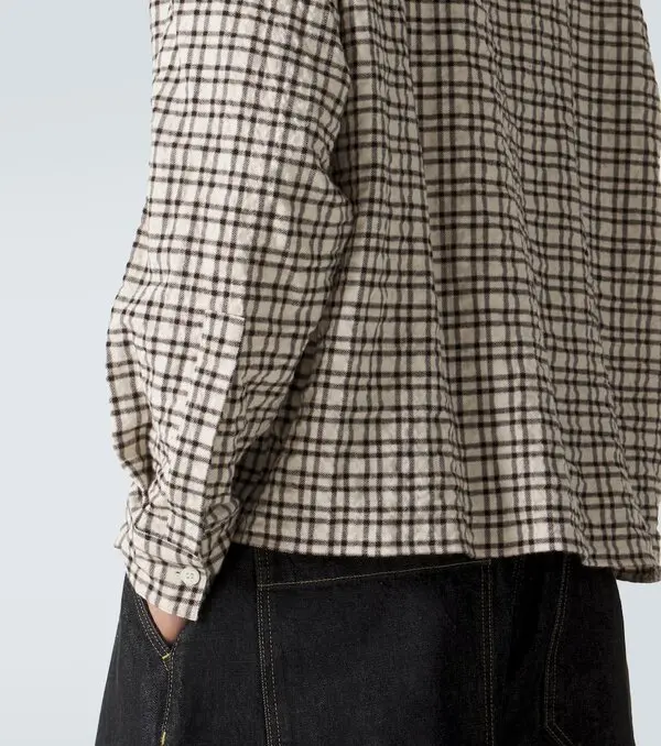 Studio Nicholson Nostra Checked Cotton Shirt