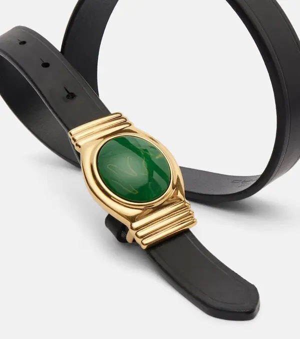Etro Embellished Leather Belt