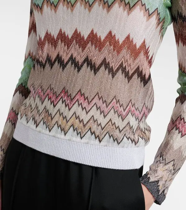 Missoni Zigzag Lamé Top