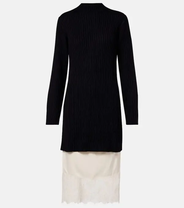 Staud Willow Wool-blend Sweater Dress