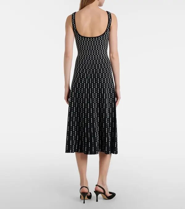 Staud Ellison Compact Knit Midi Dress