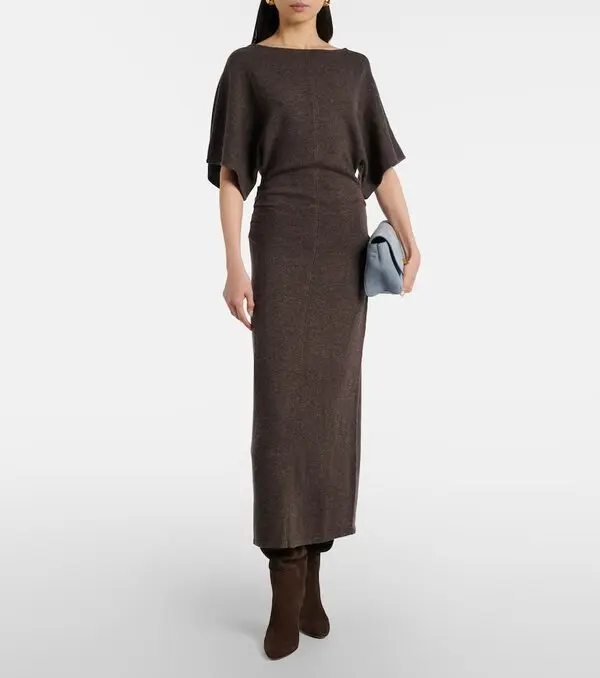 Staud Amelie Wool-blend Maxi Dress