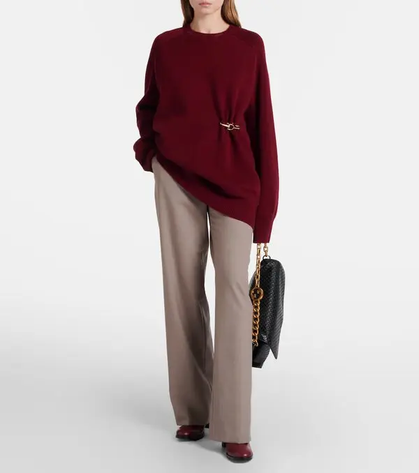 Gucci Horsebit Wool And Cashmere Sweater
