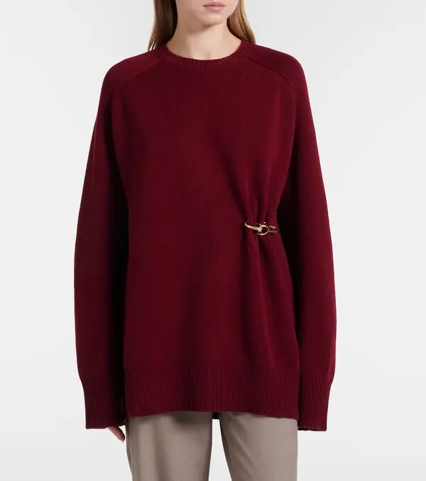 Gucci Horsebit Wool And Cashmere Sweater