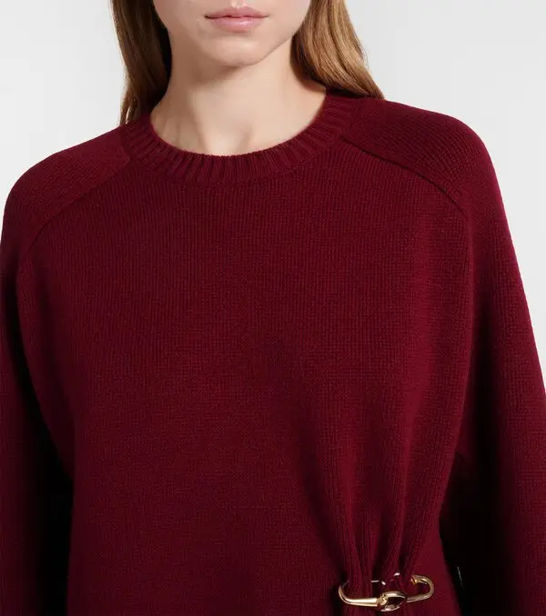 Gucci Horsebit Wool And Cashmere Sweater