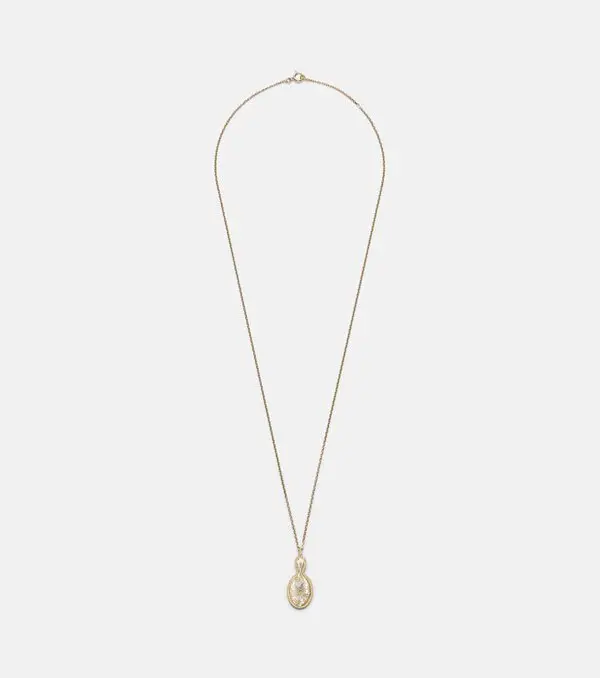 Yvonne Léon Joli Miroir Pendant Necklace - Gold