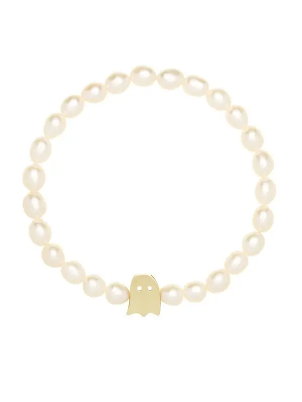 ALITA Fantasma Oval Pearl Bracelet - Yellow Gold